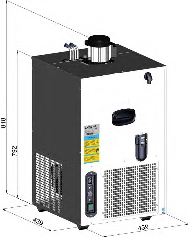 Chiller Beer Ice Bank 22kg GEO-50 Vertical Stainless Steel Skin 4 Coils ...