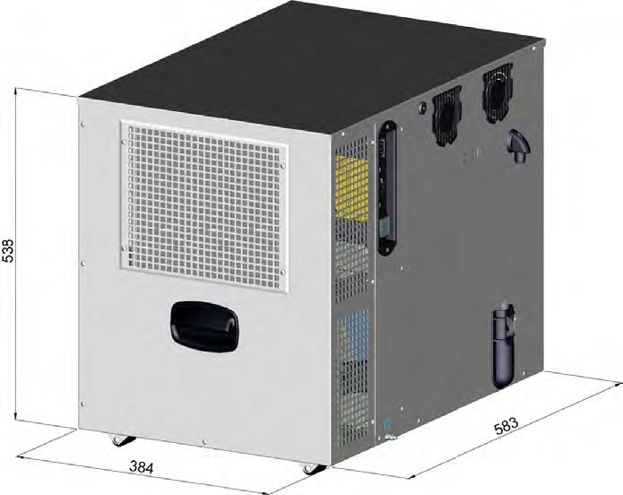 Chiller Beer Ice Bank 15kg GEO-30 Horizontal Stainless Steel Skin 4 ...